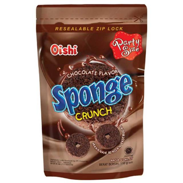 Jual OISHI SPONGE CRUNCH 110GR COKLAT | Shopee Indonesia