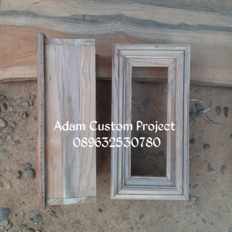 Jual Loster Kayu Jati // fentilasi rumah doble lis | Shopee Indonesia