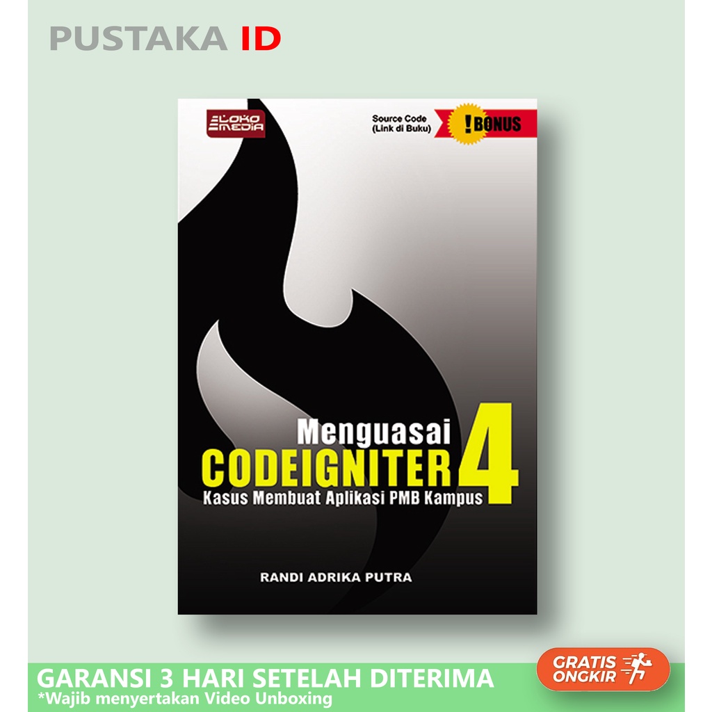Jual Buku Menguasai Codeigniter 4 Kasus Membuat Aplikasi PMB Kampus | Shopee Indonesia