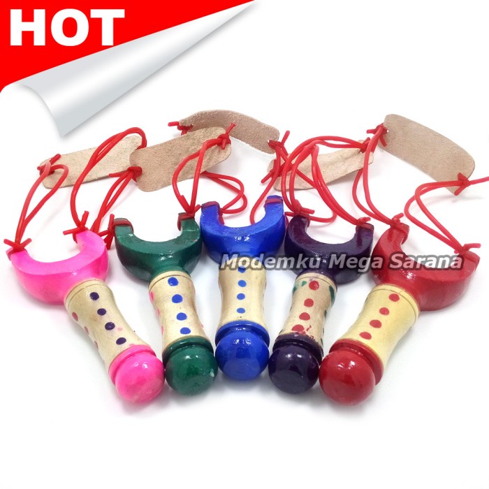 Jual Mainan Tradisional Ketapel Kayu Cat Khas Jogja | Shopee Indonesia