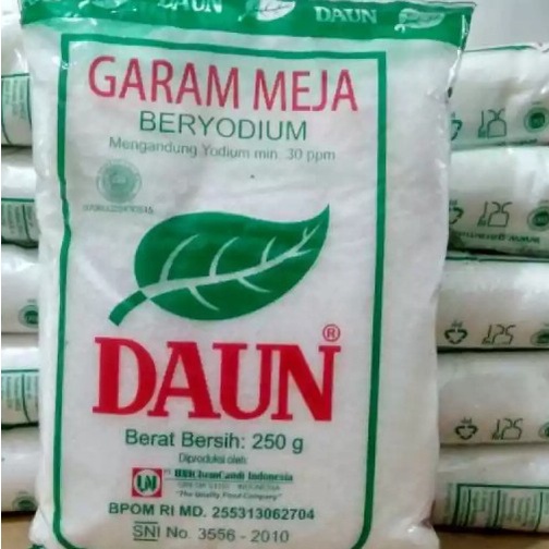 Jual Garam Cap Daun 250 gram / Garam Daun / garam halus cap daun/ Garam ...