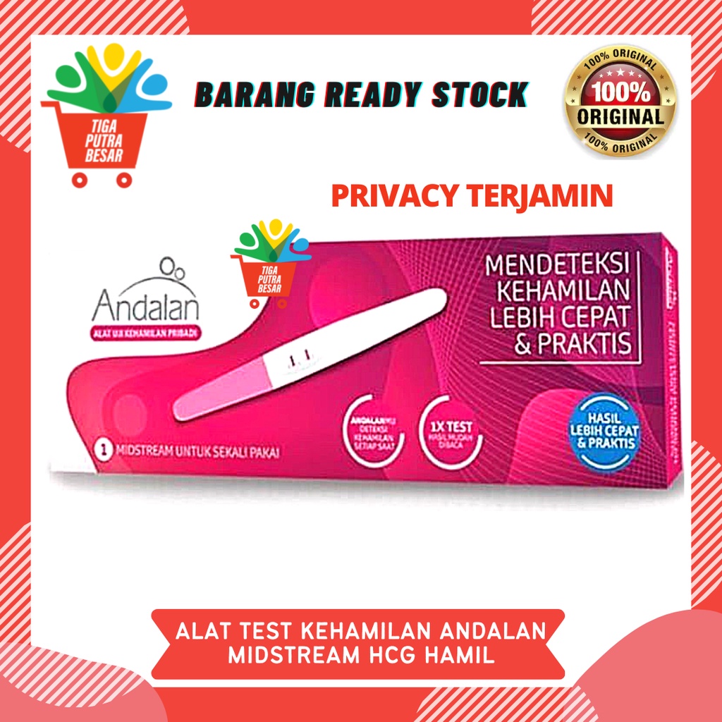 Jual TEST PACK ANDALAN MIDSTREAM / ALAT UJI KEHAMILAN PRIBADI / CEPAT ...