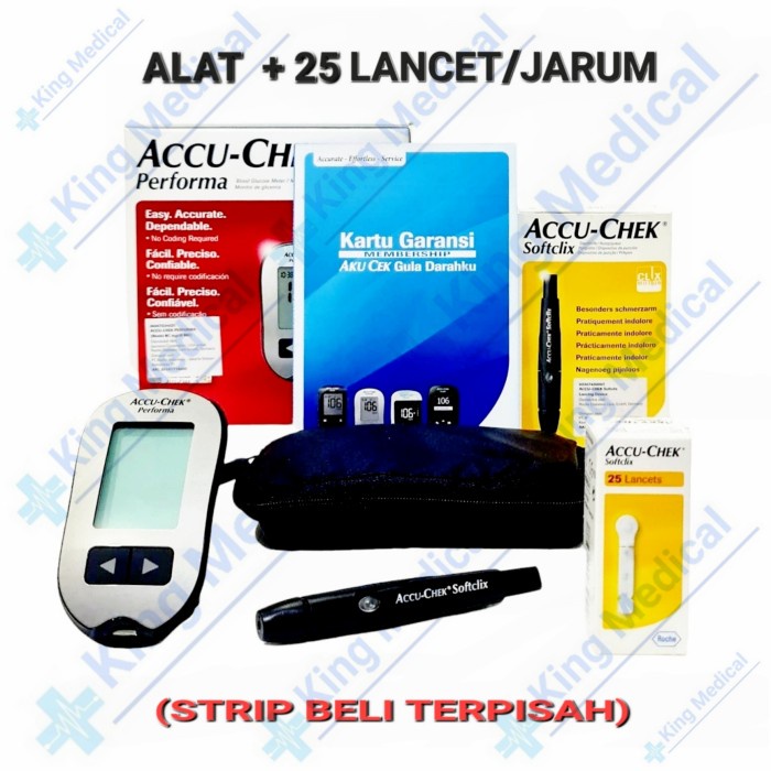 Jual ALAT ACCU CHEK PERFORMA CEK GULA DARAH ACCU CHECK MADE IN GERMANY ...