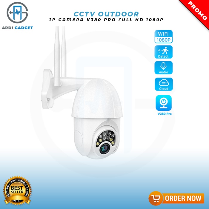 Jual CCTV Outdoor IP Camera V380 Pro Full HD 1080P Wifi Outdoor ...