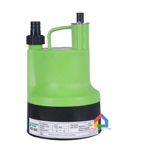 Jual Pompa Celup Air Wasser WD 80 E / Submersible Pump Wasser WD80E ...