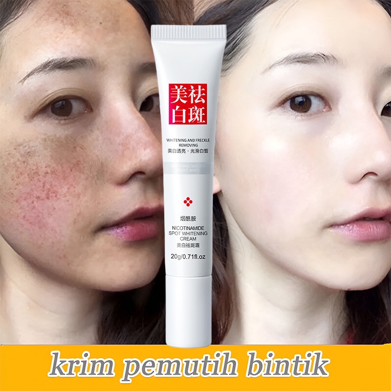Jual Cream penghilang flek hitam Krim pemutih wajah Krim bintik pemutih Krim penghilang flek 20G ...