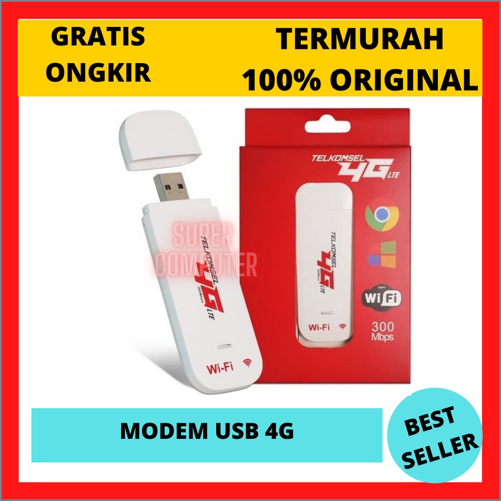 Jual S.C MODEM USB / Modem USB Telkomsel 4G LTE 500 MBPS With Wifi / MIFI | Shopee Indonesia