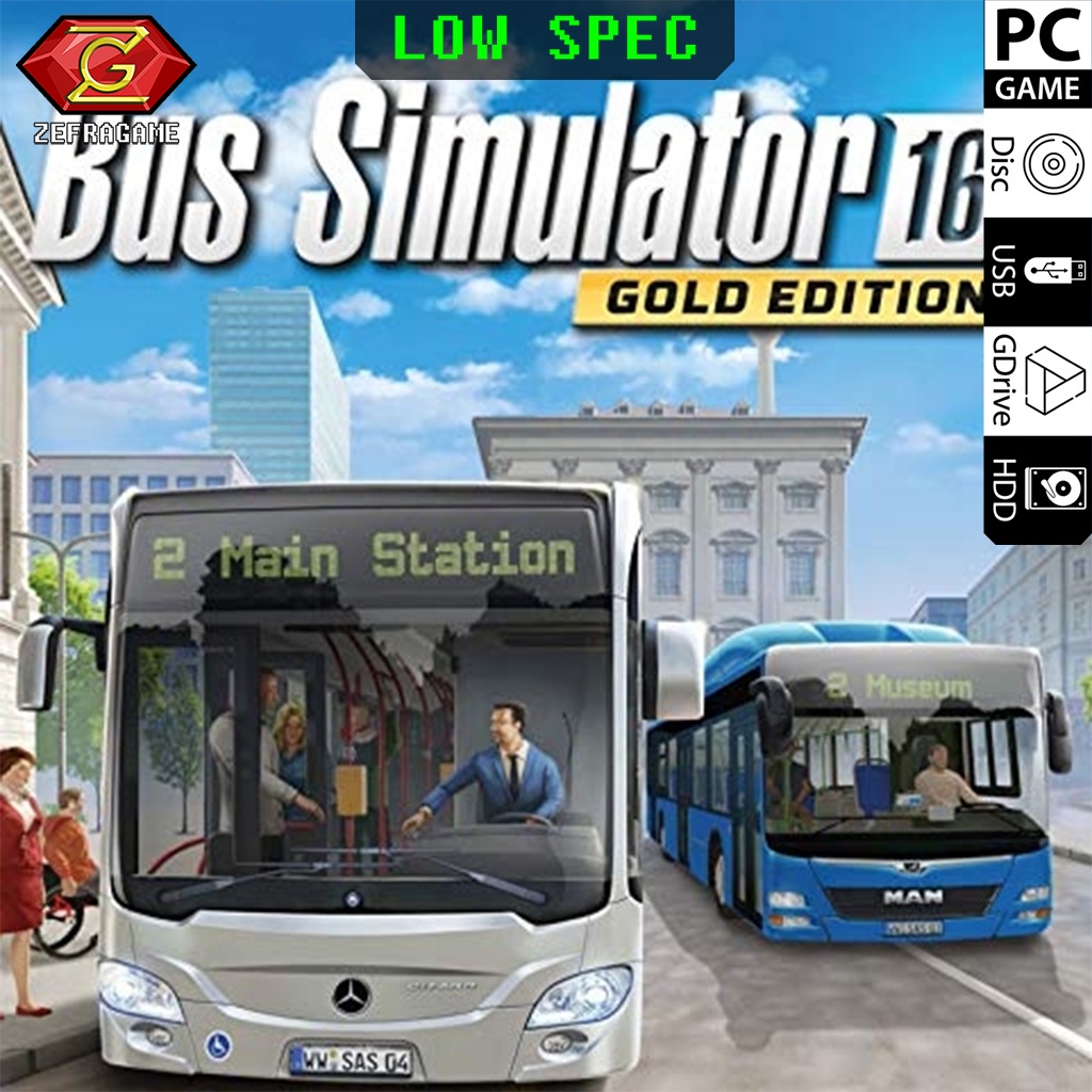 Jual BUS SIMULATOR 16 Gold Edition PC Full Version/GAME PC GAME/GAMES ...