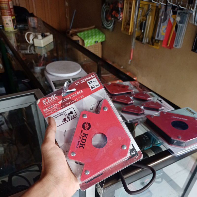 Jual 4" CLAMP siku Magnet 4" atau 50 lbs magnetic welding holder untuk ...