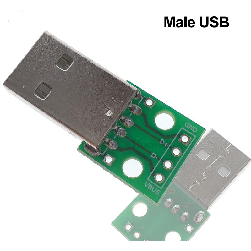 Jual DIP Adapter USB Micro Mini Female Male Converter PCB 2.54mm Type A ...