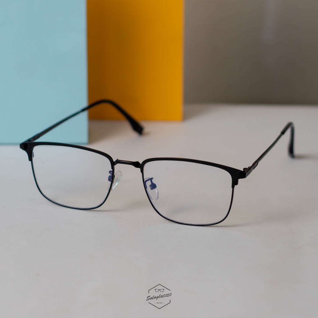 Jual Kacamata SOLO - Frame Clubmaster Kotak Diameter Kecil - MIRANTI 03 ...