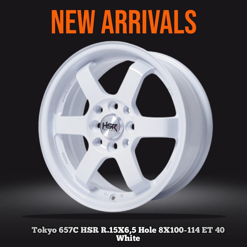 Jual VELG MOBIL PALANG 6 RING 15 PUTIH LUBANG 4 PCD 4X100 4X114,3 TOKYO ...