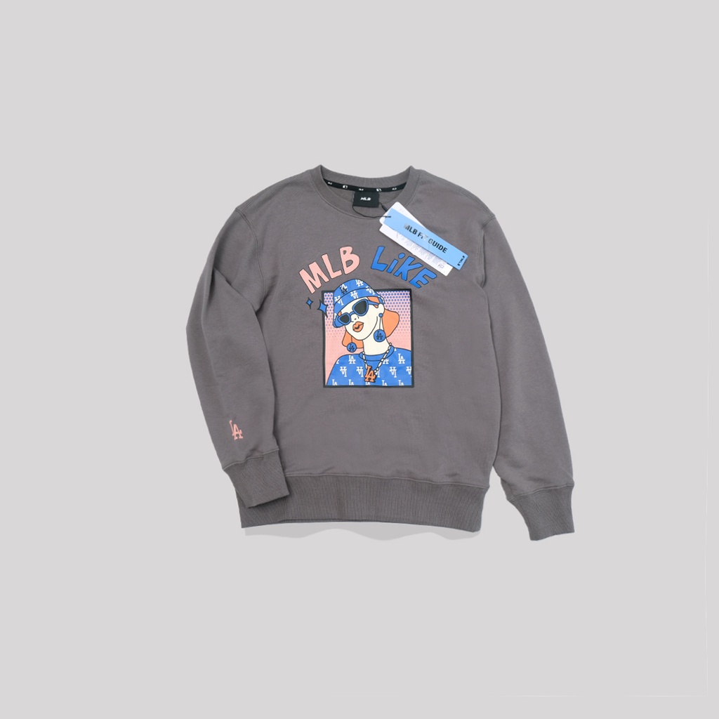 Jual M7B Cartoon Overfit Sweatshirt Dark Grey | Shopee Indonesia