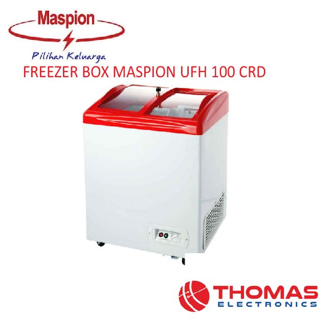 Jual Freezer Box Kaca Maspion Chest UFH100C UFH 100C 100 Liter Uchida ...