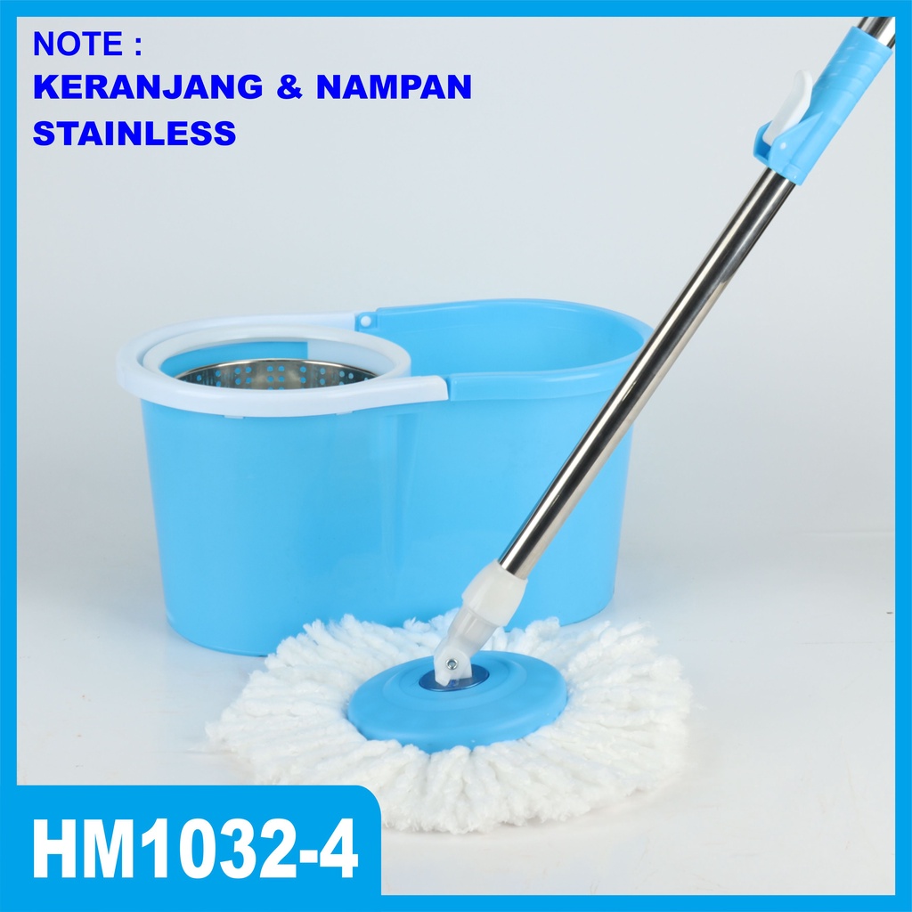 Jual Alat Pel Lantai Pembersih Lantai Spin Mop Ultra | Set Alat Pel ...