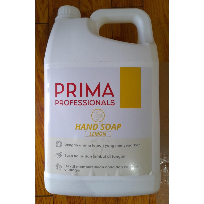 Jual Prima Professionals Hand Soap 4 L (Lemon dan Musky Mist) | Shopee ...