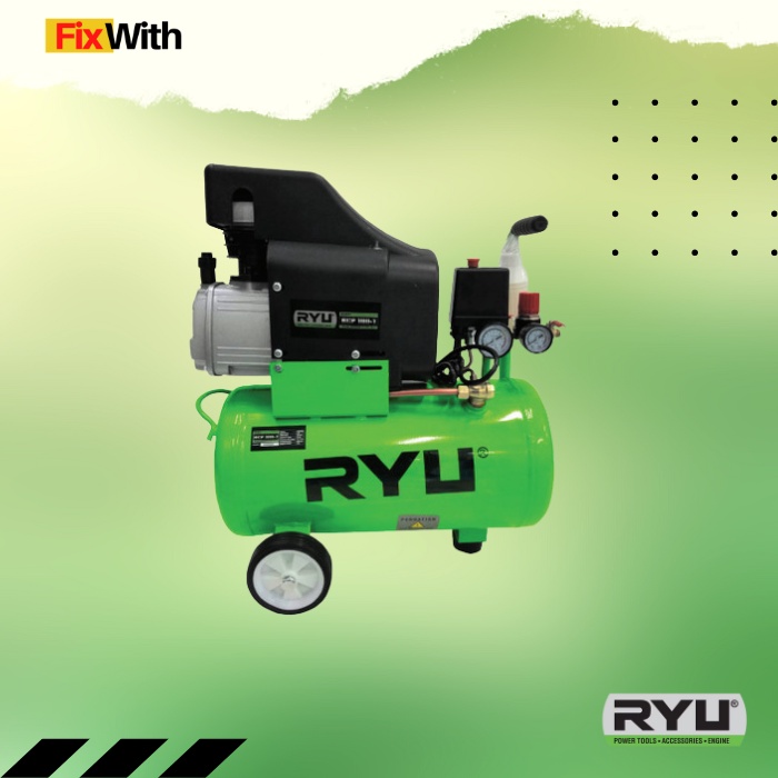Jual Mesin Kompresor 2.5 HP 50 Liter RCP 250-1 RYU / Air Compressor 2.5HP | Shopee Indonesia