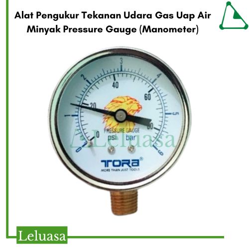 Jual Alat Pengukur Tekanan Udara Gas Uap Air Minyak Pressure Gauge (Manometer) | Shopee Indonesia