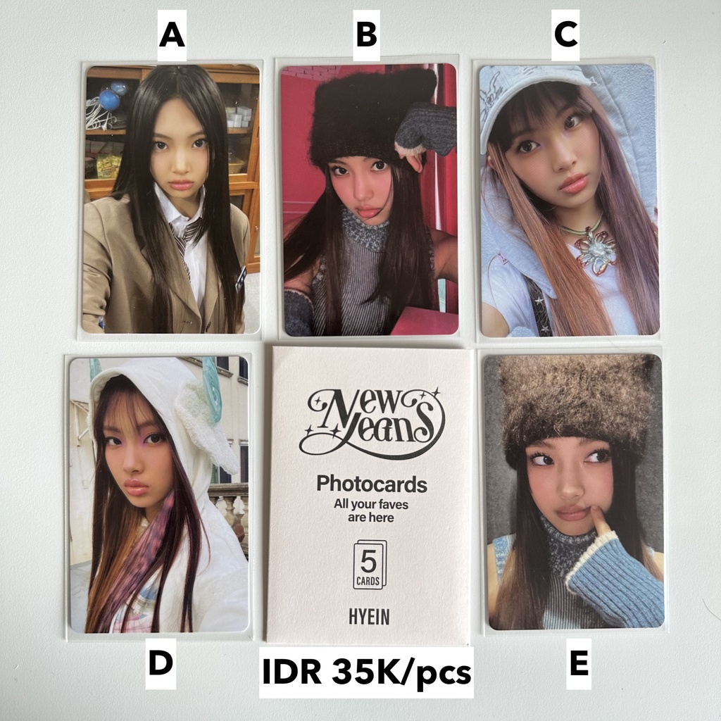 Jual NewJeans OMG Message Card Ver. - Hyein - Photocard (PC) | Shopee Indonesia