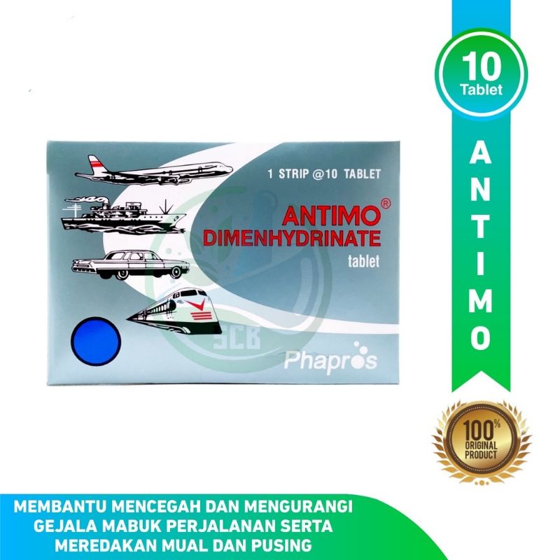 Jual ANTI MUNTAH ANTIMO DEWASA ISI 10 TABLET ANTI MABUK | Shopee Indonesia