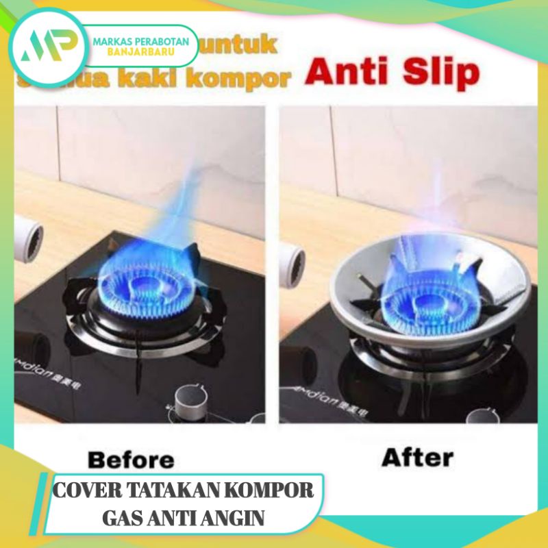 Jual Cover Tatakan Anti Angin Badai kompor Gas /anti angin badai ...