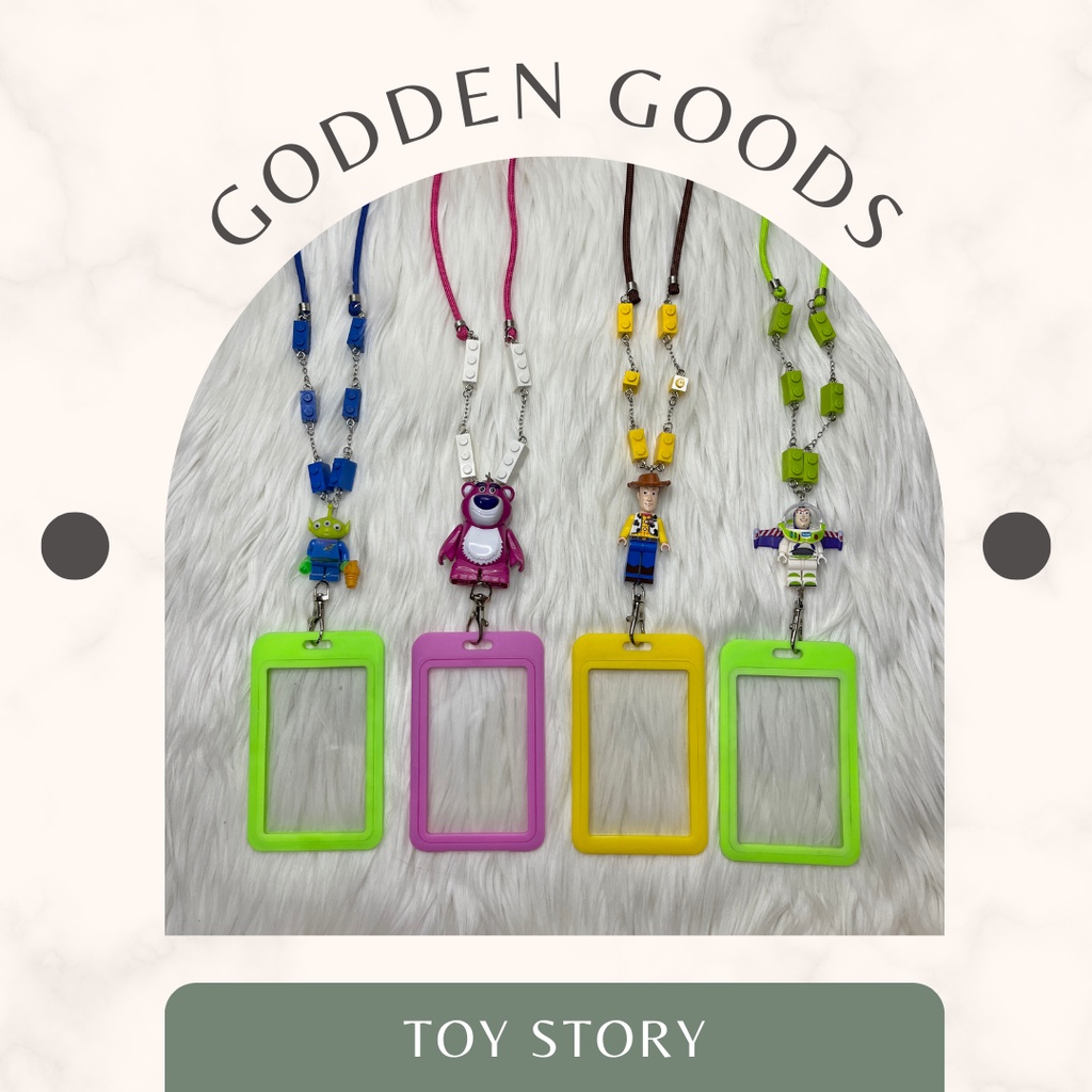 Jual Toy Story Lanyard Lego Lotso, Woody, Buzz, Alien Lanyard Lego ...