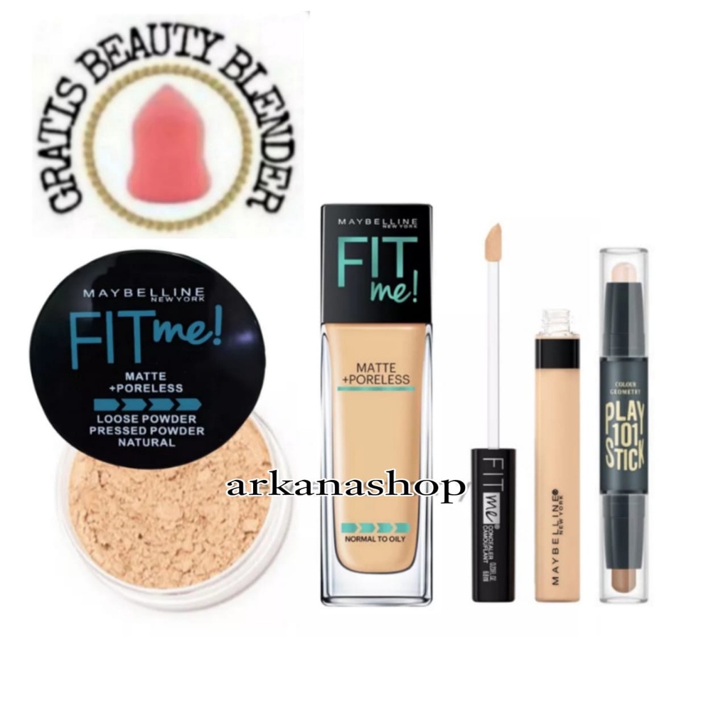 Jual Make Up Set May Fit me / Paket Kosmetik 1 Set Lengkap / Paket ...