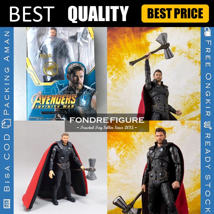 Jual SHF SH FIGUARTS THOR AVENGERS INFINITY WAR MARVEL ACTION FIGURE ...