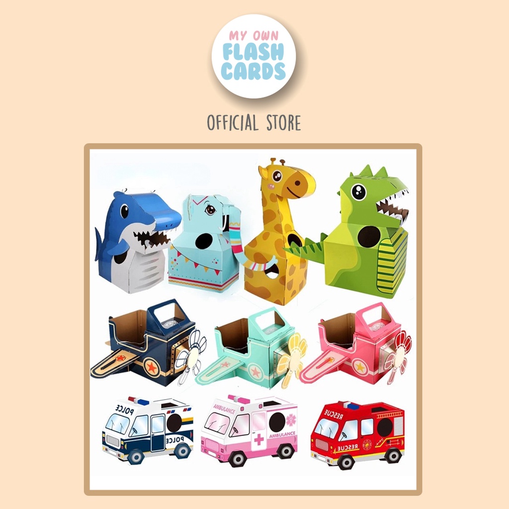 Jual DIY Children Cardboard Cotumes Cosplay - Mainan Kreatif Kardus ...