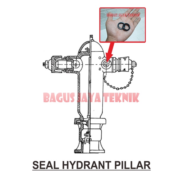 Jual Seal Hydrant Pillar Shaft Ball Valve, Sil Bola Valev Hidran ...