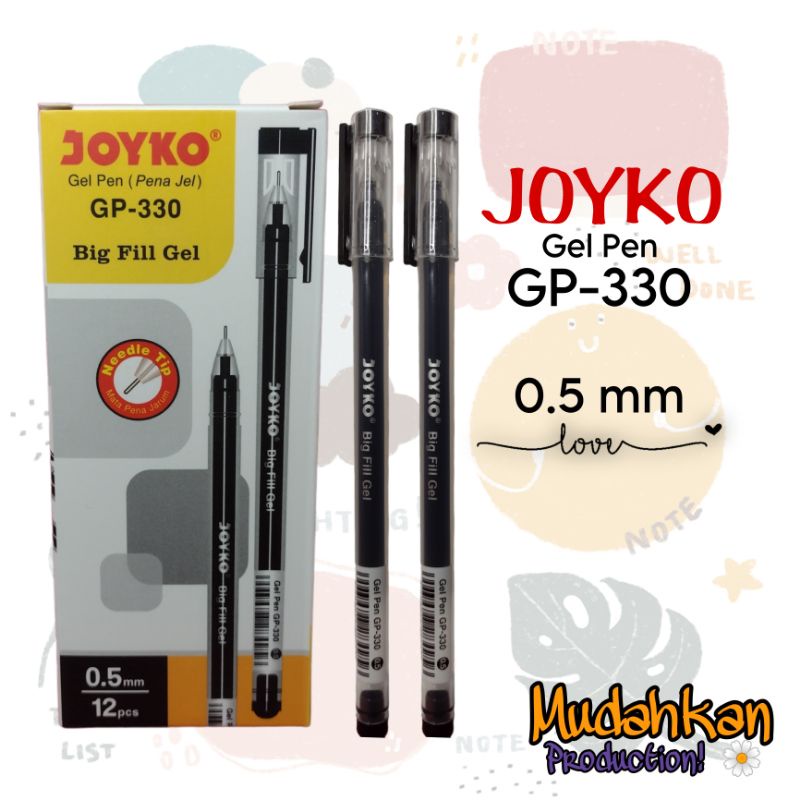 Jual JOYKO BIG FILL GEL GP-330 [ 1 Box isi 6 ] [ 1 Box isi 12 ] pen gel / bolpoin Jel / pulpen ...