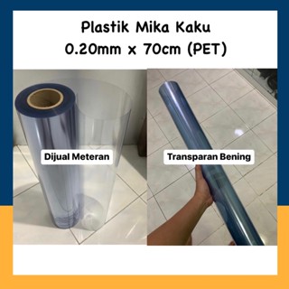 Jual [0.20mm x 70cm] Plastik Mika Kaku Bening untuk Tutup Seserahan / Hantaran Pernikahan ...