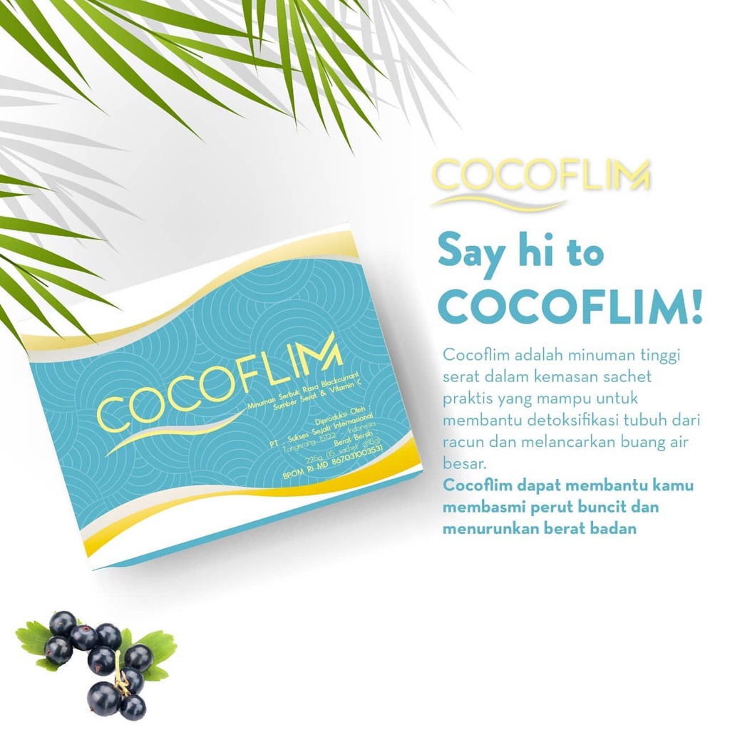 Jual COCOFLIM Minuman Diet Sehat Ampuh Detox Tubuh Suplemen Alami ...