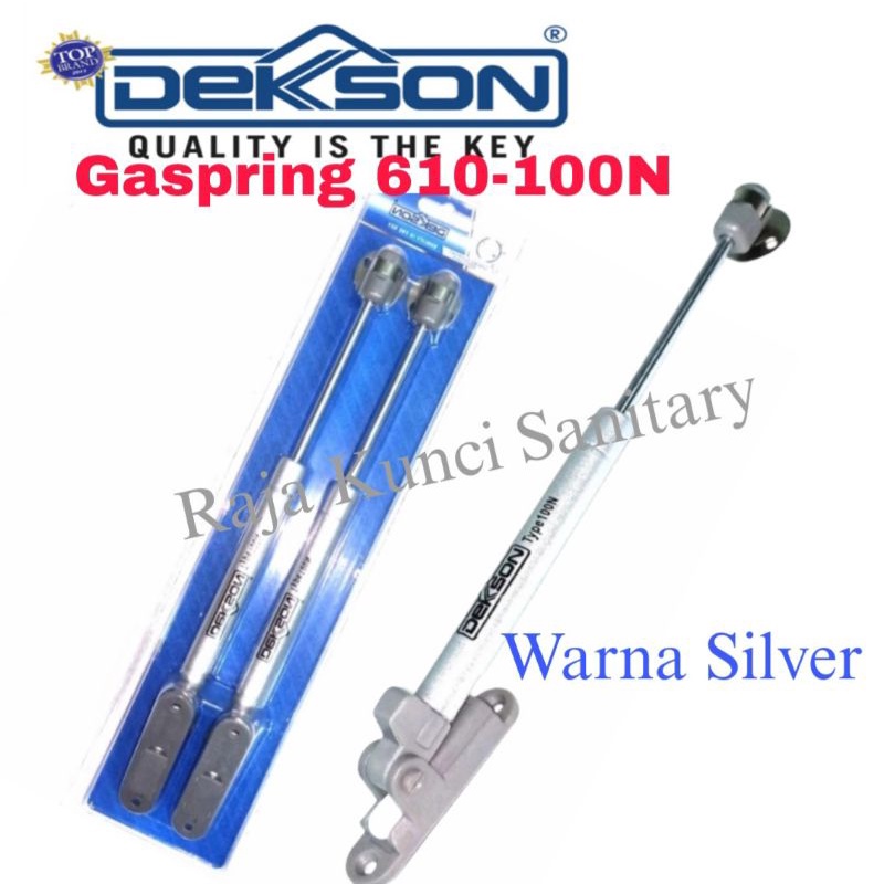 Jual Gas Spring Dekson 100 N/Spring Support 610-100N Silver Dekson ...
