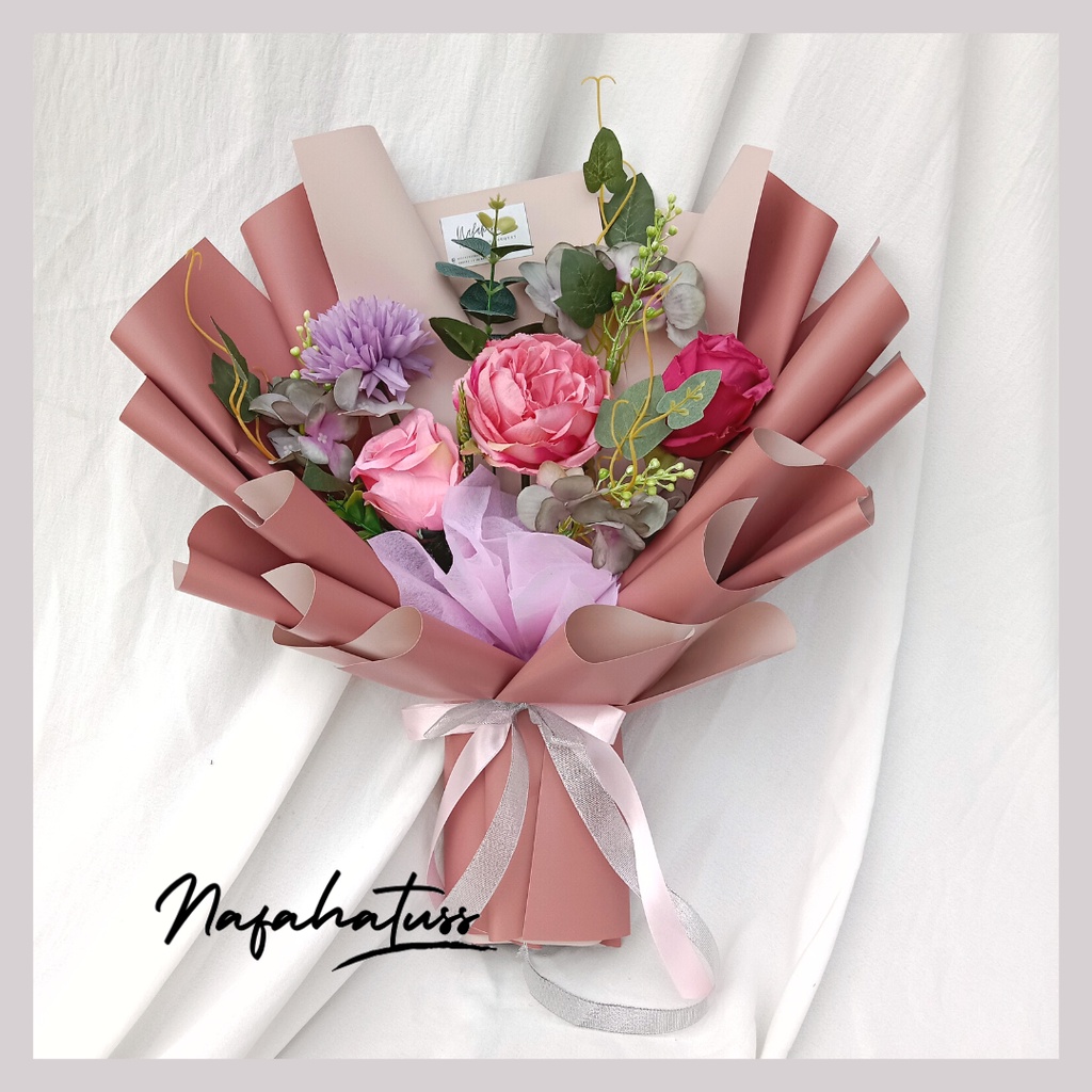 Jual BUKET BUNGA PALSU HELGA ARTIFICIAL FLOWERS | Shopee Indonesia