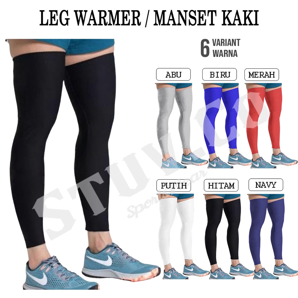 Jual MANSET KAKI PRIA WANITA LEG SLEEVE LEG WARMER PELINDUNG LUTUT ...