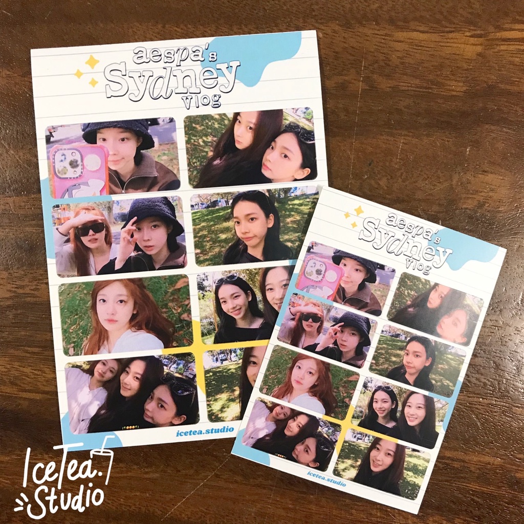 Jual [AESPA IN SYDNEY STICKERS] BACA DESKRIPSI heart sticker selca ...