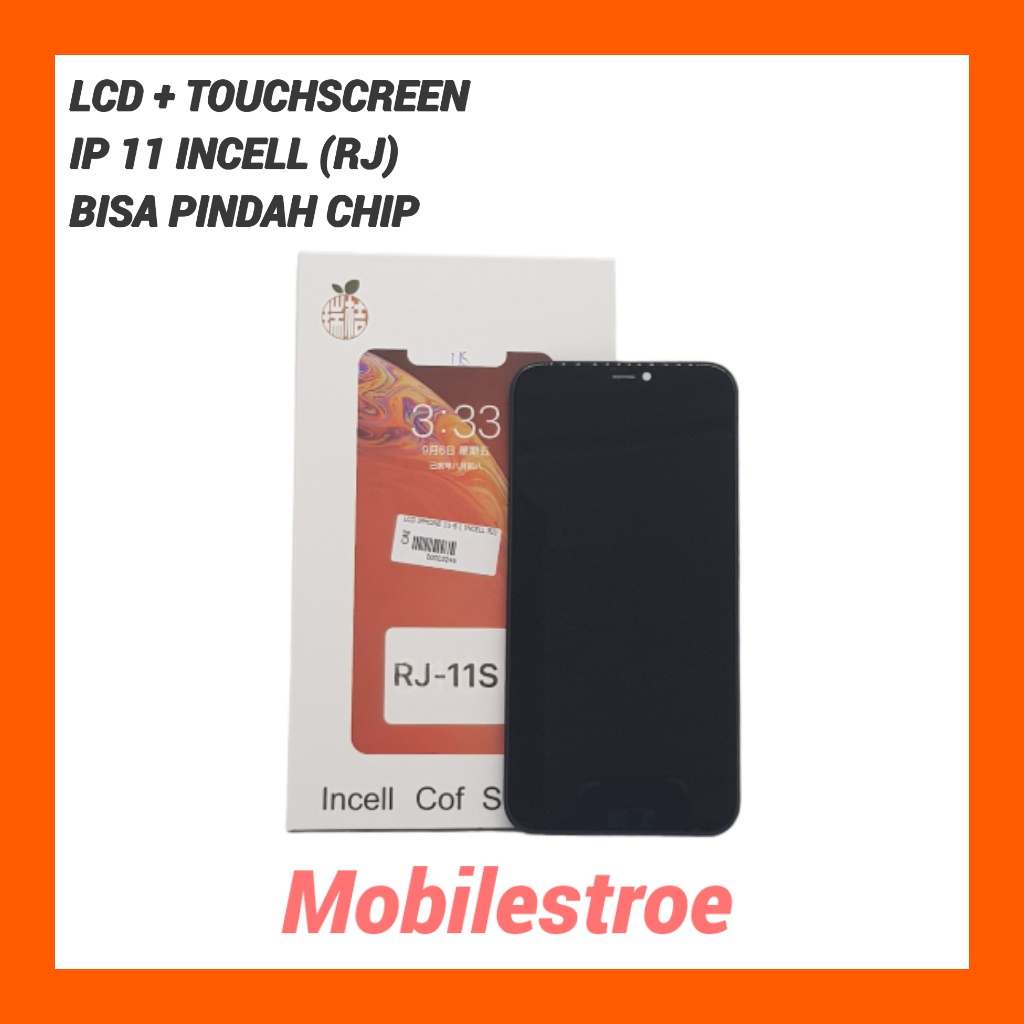 Jual LCD + TOUCHSCREEN IP 11 INCELL RJ (BISA PINDAH CHIP LCD) | Shopee ...