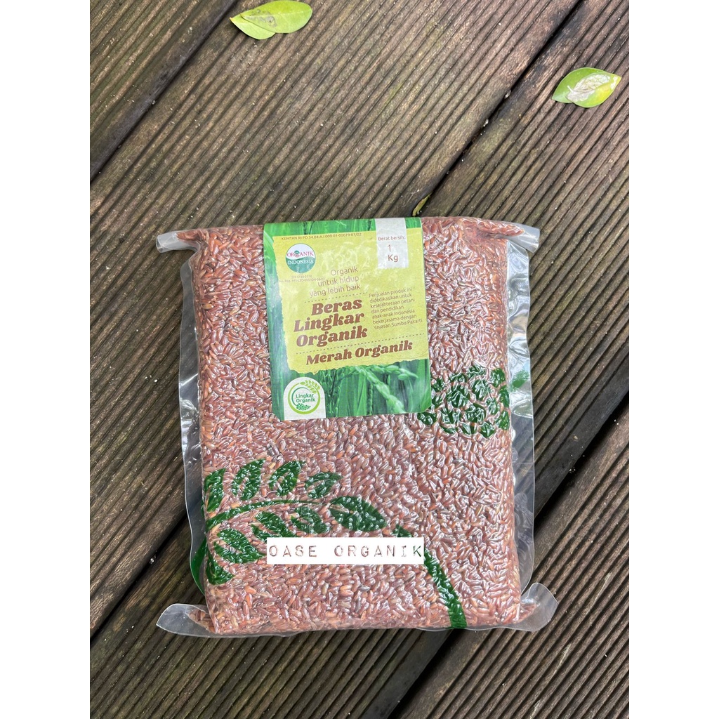 Jual Lingkar Organik Beras Merah 1 kg | Shopee Indonesia