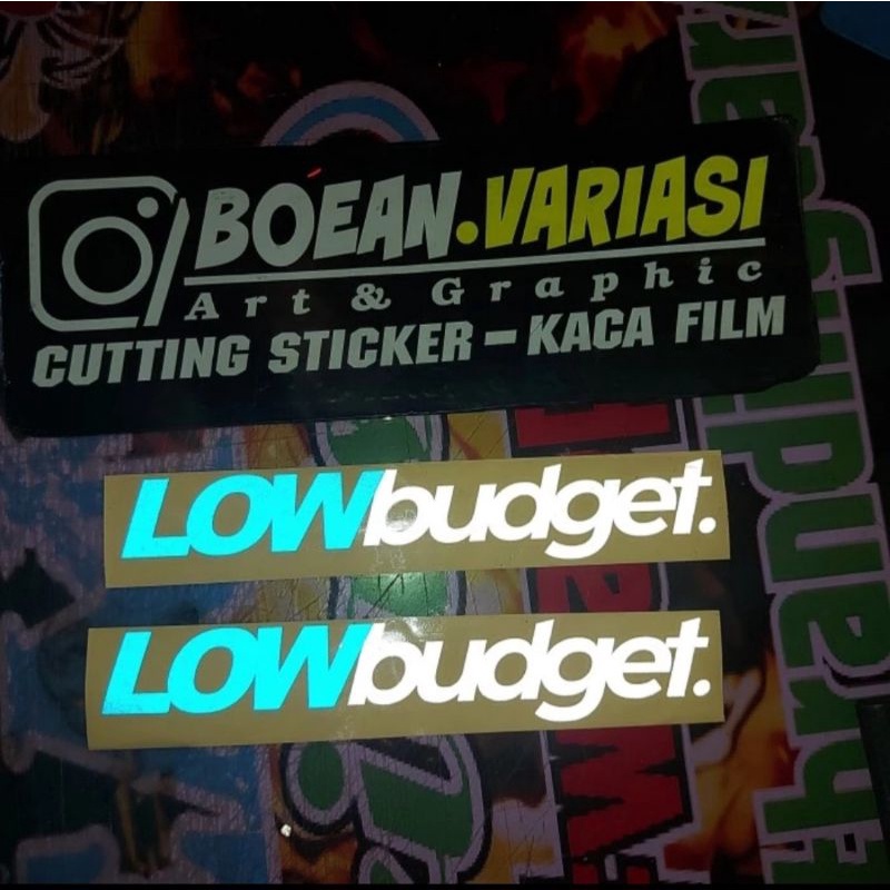 Jual Cutting sticker low budget 20cm | Shopee Indonesia