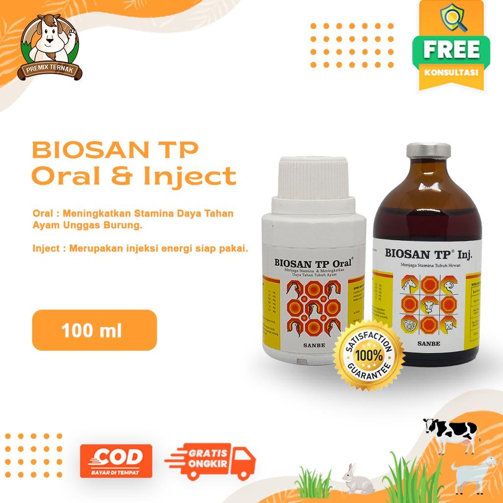 Jual Biosan TP Oral dan Injeksi Vol 100 ml - Meningkatkan Stamina Daya ...