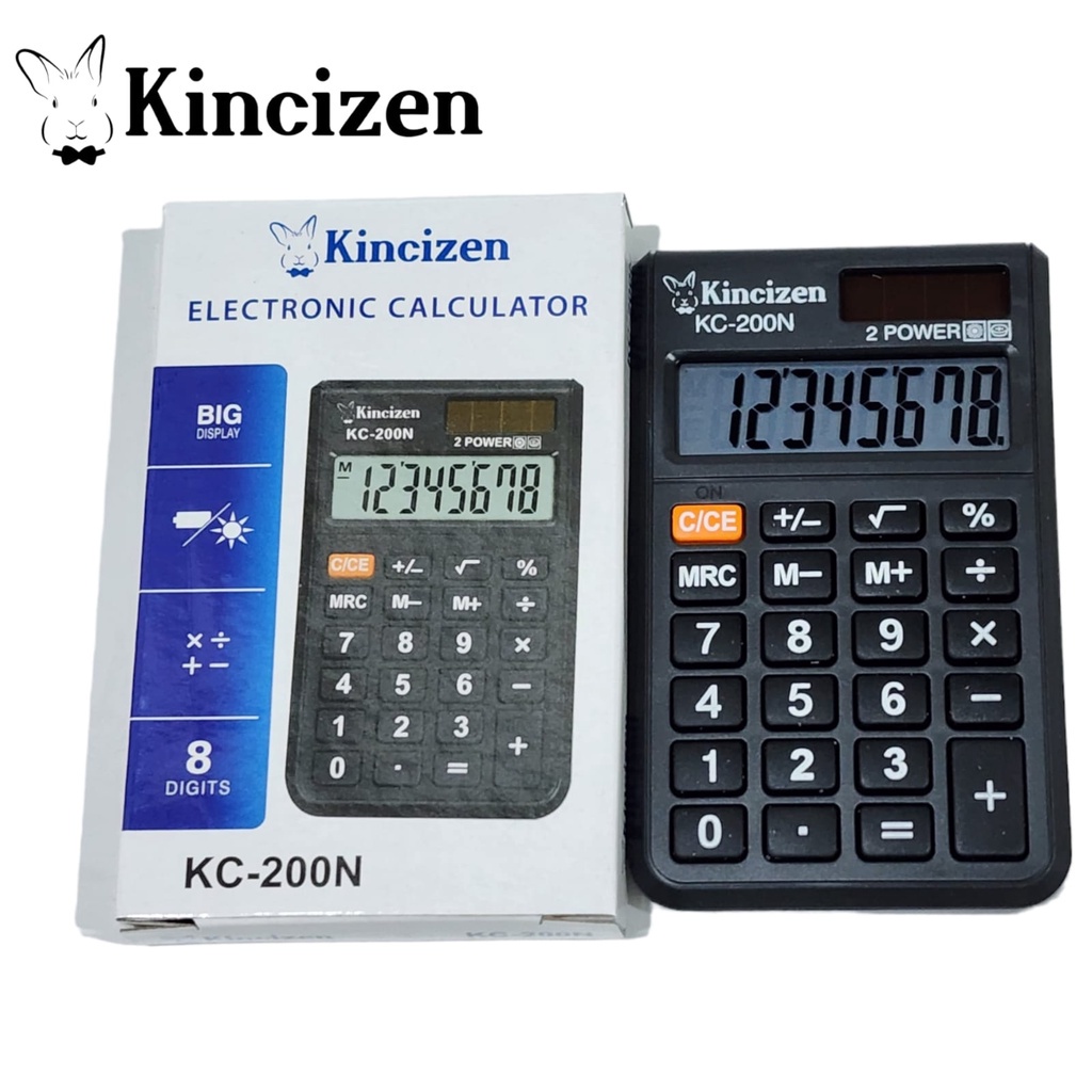 Jual Kalkulator mini KINCIZEN KC-200N 8 digit - Kalkulator LC-110 LC ...