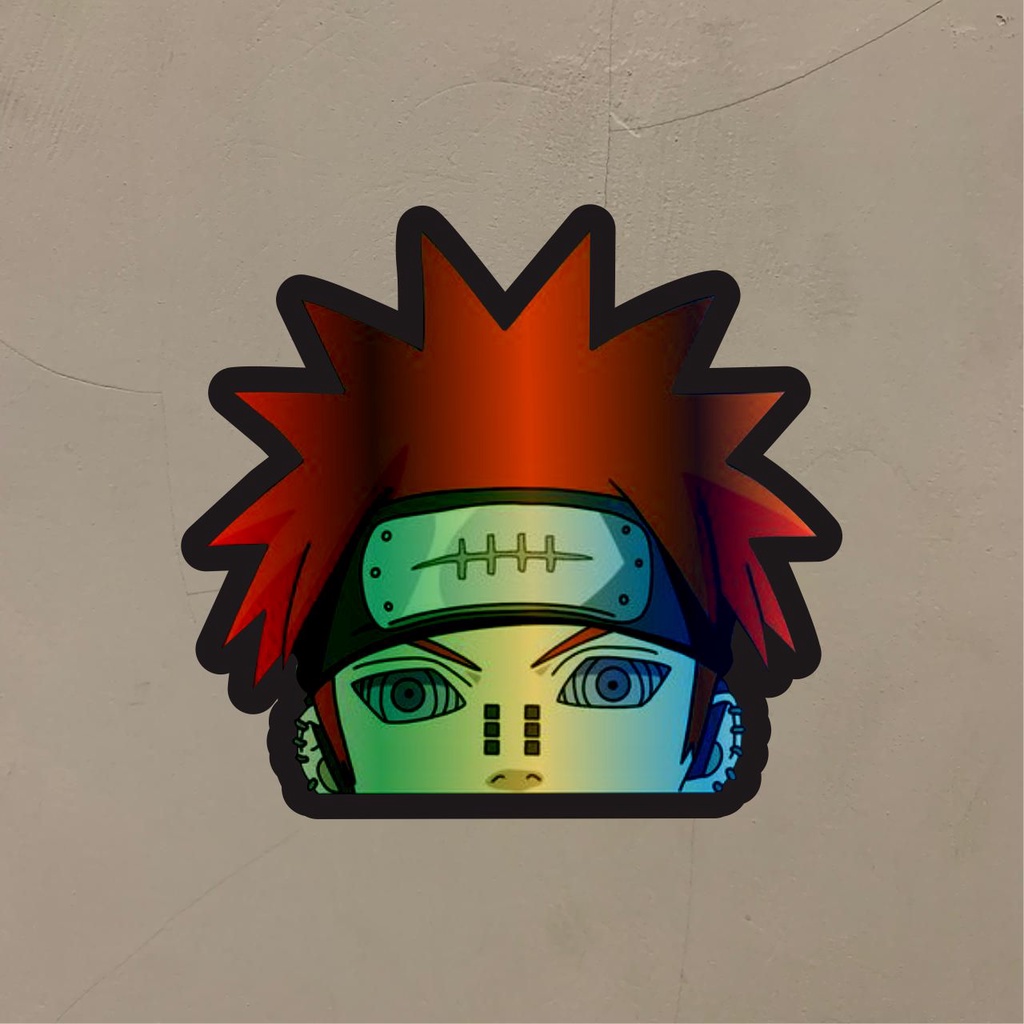 Jual Stiker Anime Hologram Anime Pain Nagato Naruto Stiker Case Hp dan ...