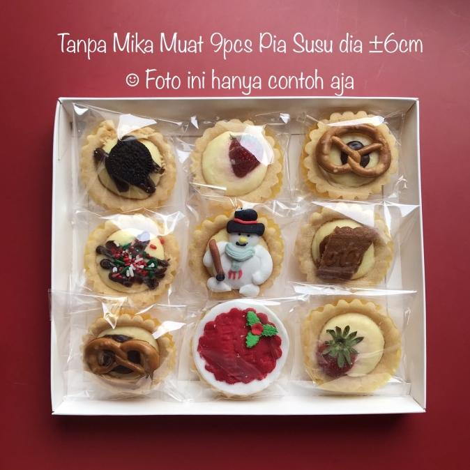 Jual 10pcs Kotak Polos BIRU Mika Sekat K8856| Box Nastar|Lapis|CEK ...