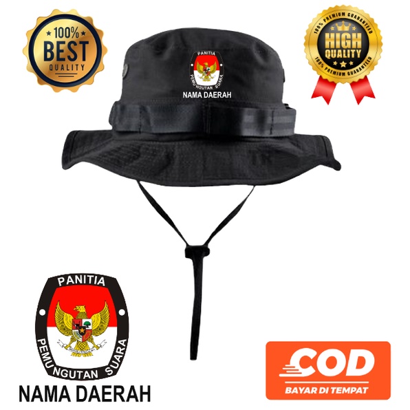 Jual Topi rimba topi gunung custom nama daerah pps premium ...