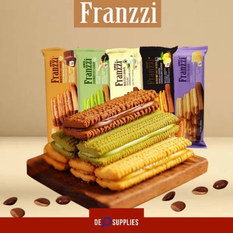 Jual Franzzi Cookies 70gr - Biskuit Cokelat Vanilla Matcha Cheese ...