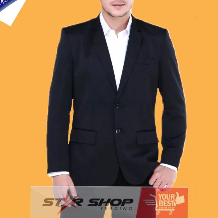 Jual HARGA SPESIAL HITAM Jas blazer pria / jas polos / jas formal / jas ...