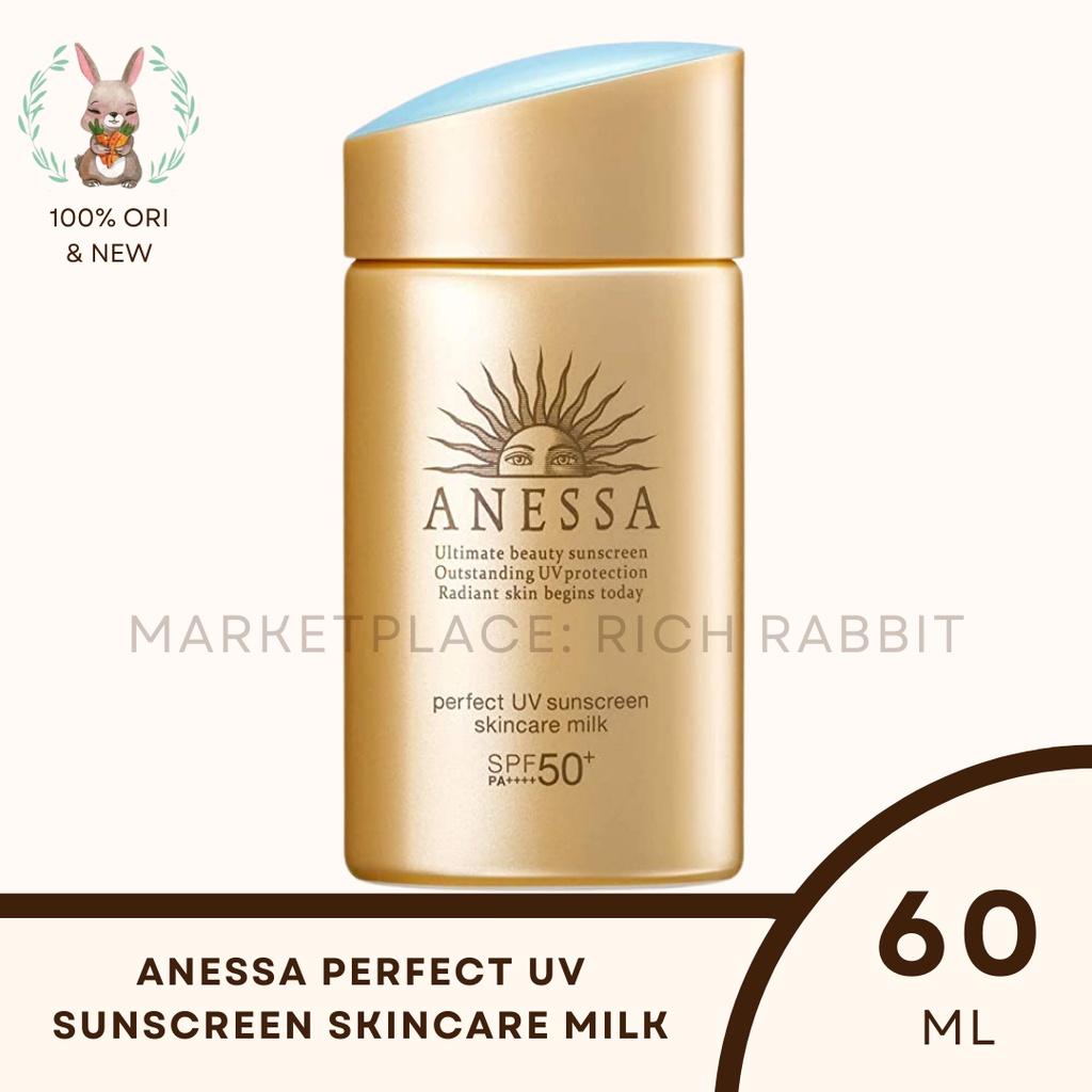 Jual Anessa Perfect UV Sunscreen Skincare Milk 60ml Shiseido Made in ...