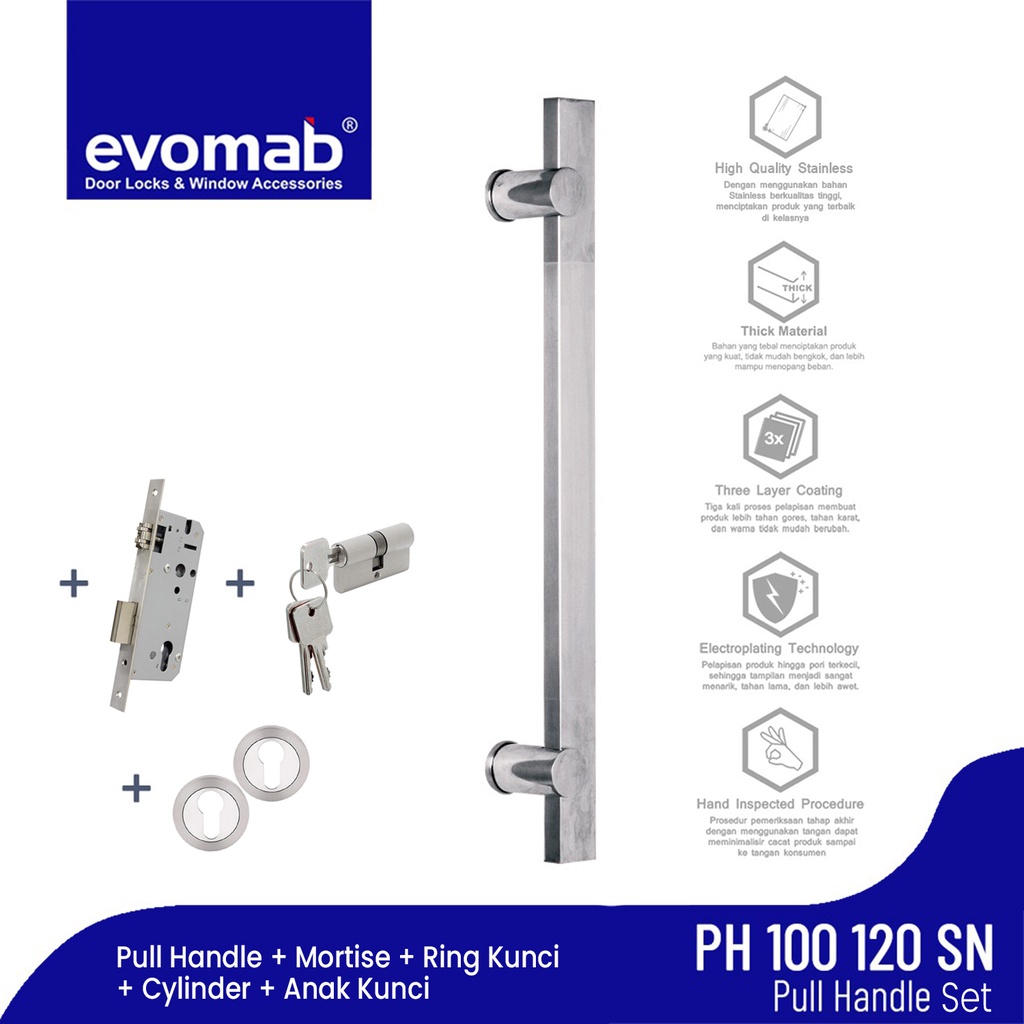 Jual evomab Pull Handle / Handle Tarik Pintu Kupu Tarung Minimalis ...