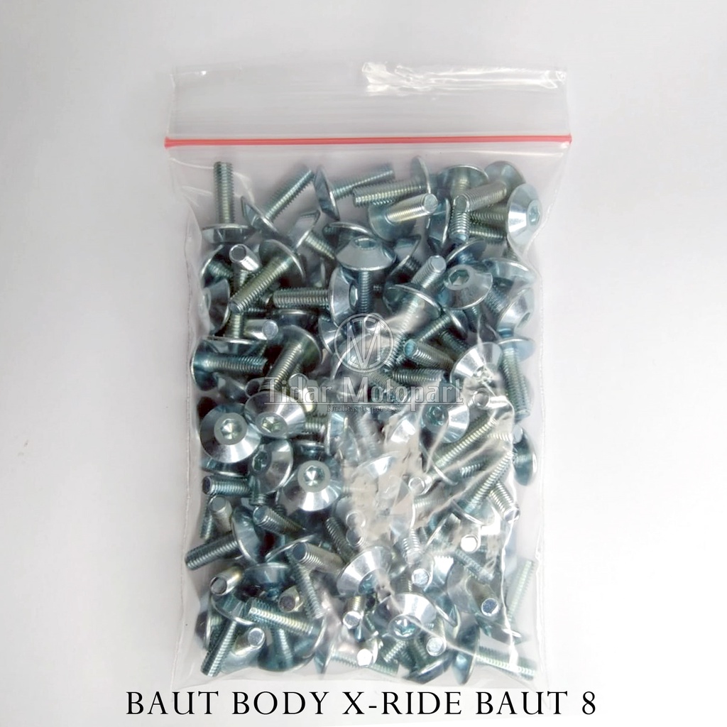 Jual 1 Pak Baut Body m5 Kunci L Crome & Galvanis / Baut Body Yamaha X ...